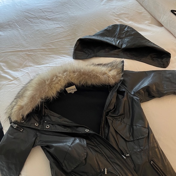 SAM. | Jackets & Coats | Sam Hudson Parka With Real Raccoon Fur Collar ...